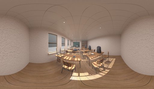 Modern Navy Accent Loft 360 Interior | Interiors HDRis | BlenderKit