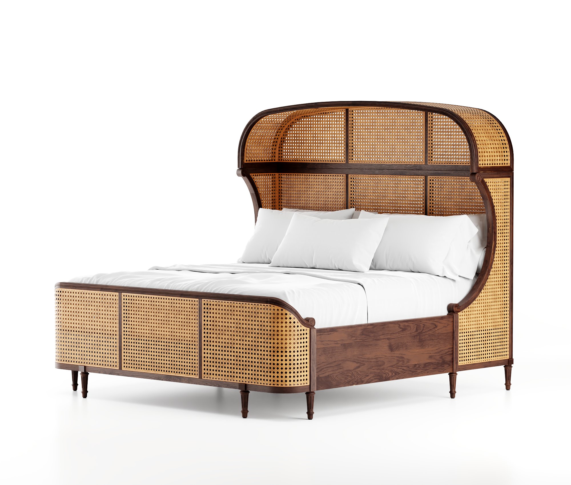 Sahara Bed | FREE Beds models | BlenderKit