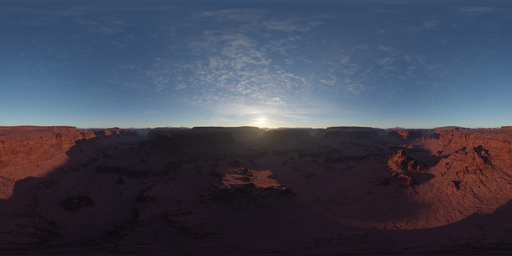Canyon Sunset | Landscapes HDRis | BlenderKit