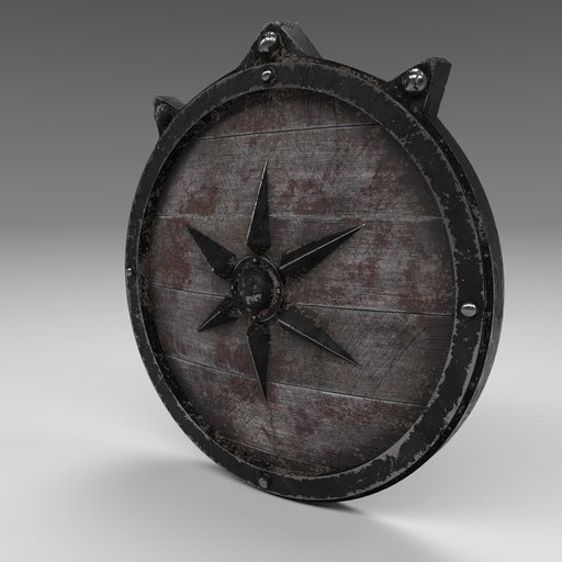 Classic Warrior Shield | Historical Weapons models | BlenderKit