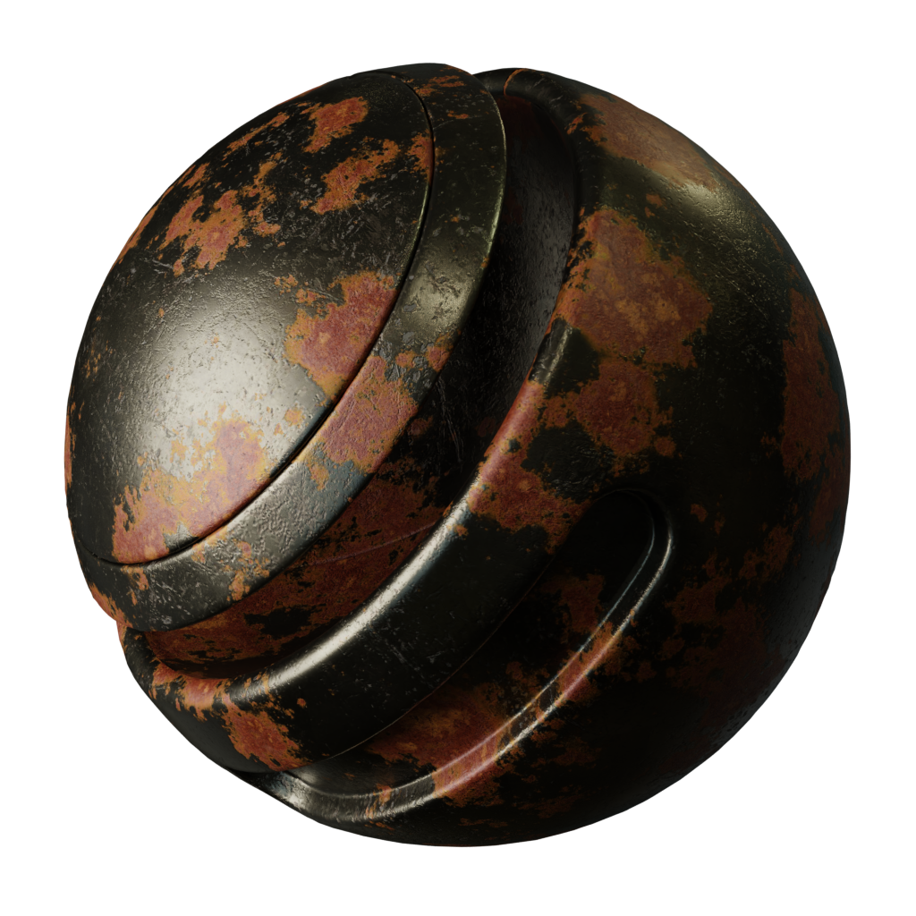 Painted rusted metal | FREE metal materials | BlenderKit