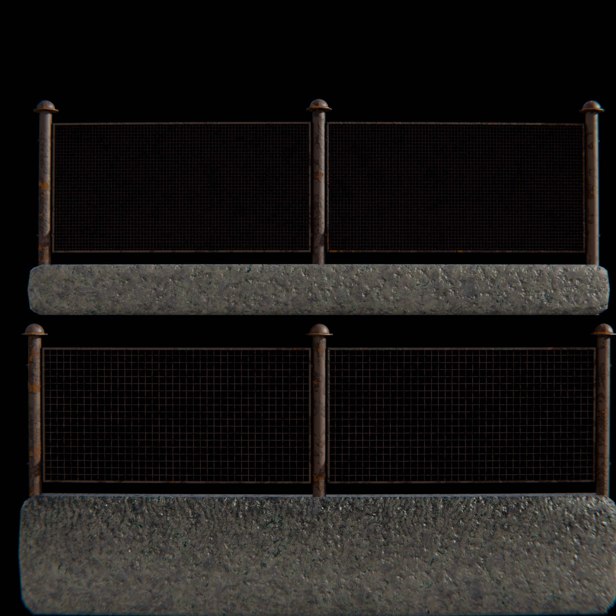 Procedural fence | FREE Architectural Structures models | BlenderKit