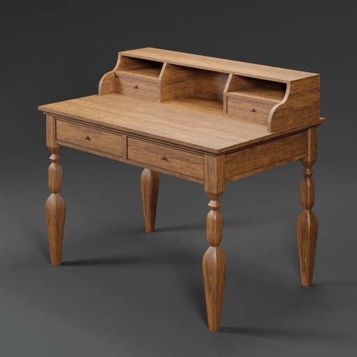 Round table with succulent | FREE Tables models | BlenderKit