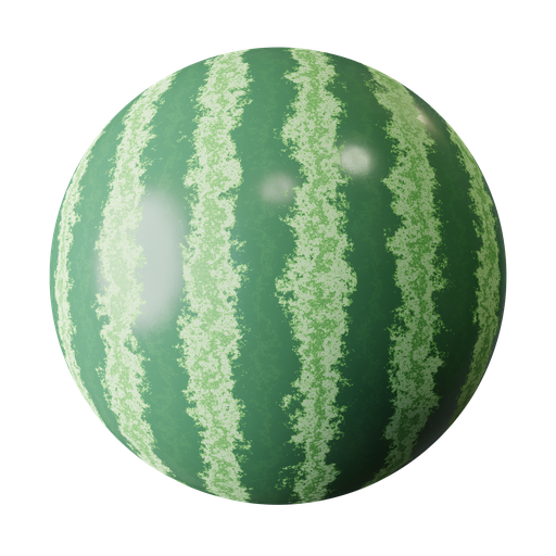 Procedural Watermelon | FREE food materials | BlenderKit