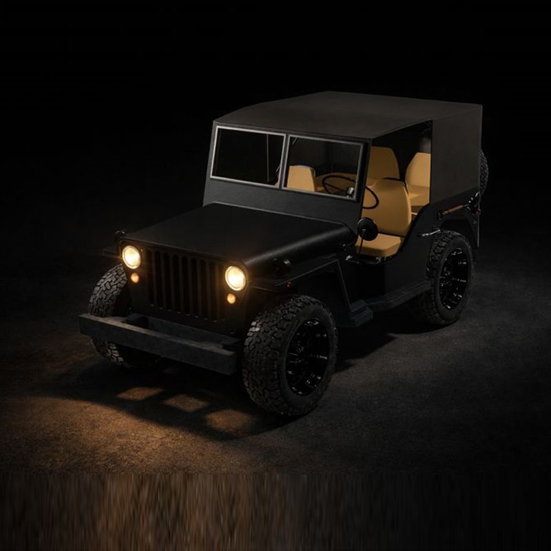 Black Jeep | Vans models | BlenderKit