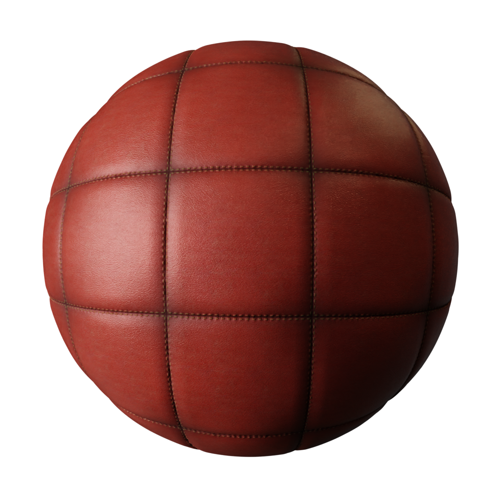 Square Stitch Old Leather Red | FREE leather materials | BlenderKit