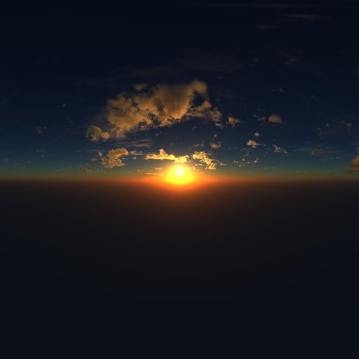 BlenderKit | Download the FREE Cloudy Sunset hdr