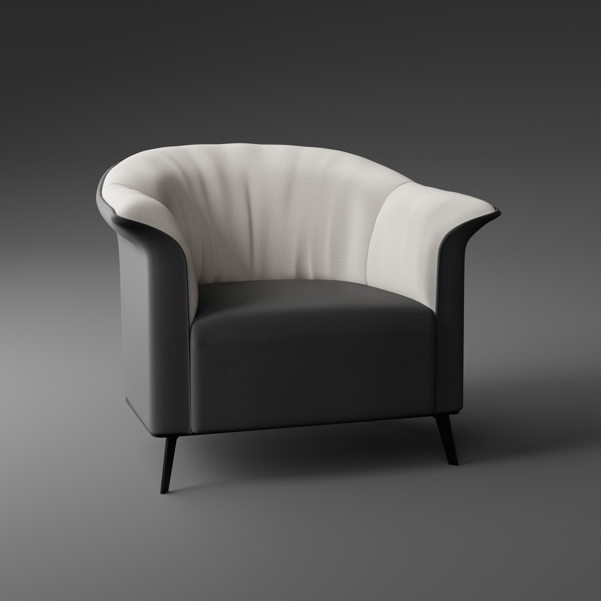 Caroline Armchair | Armchairs models | BlenderKit