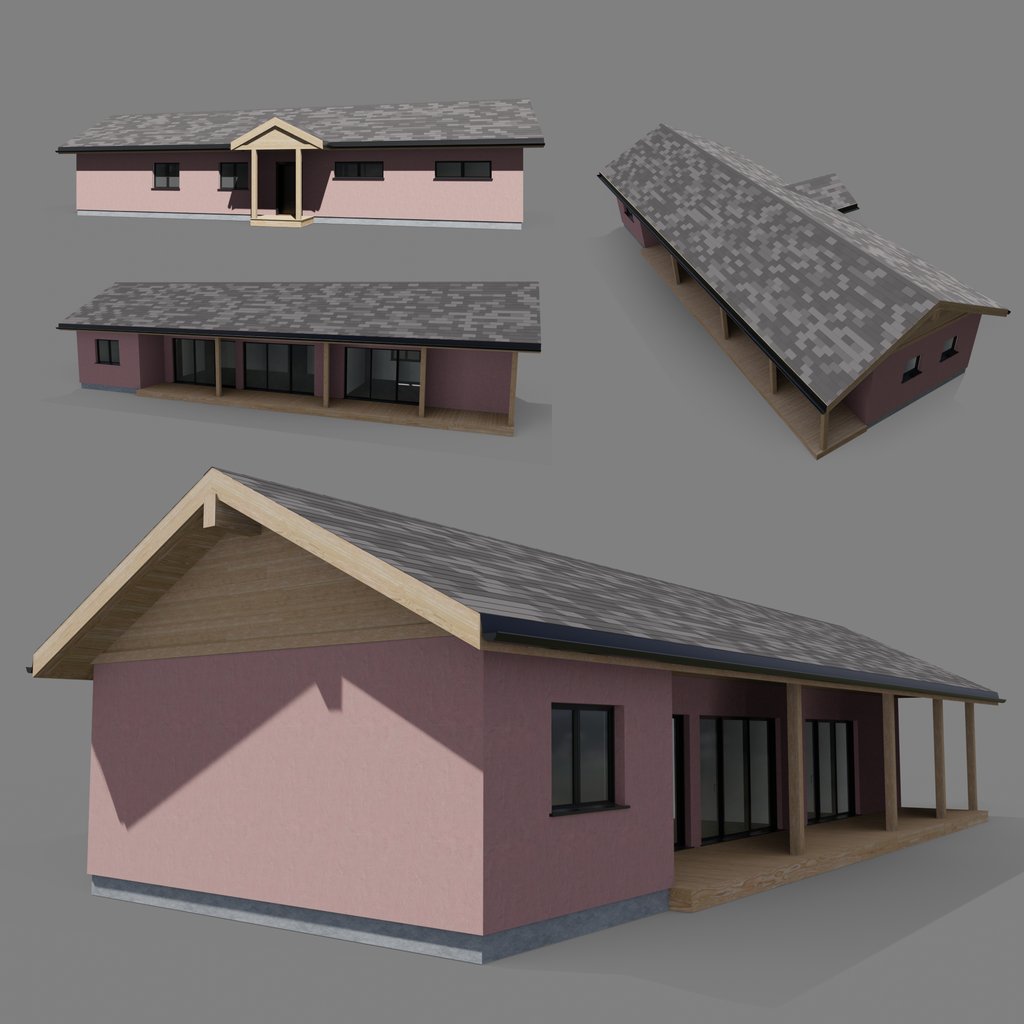 Building Home | Buildings models | BlenderKit