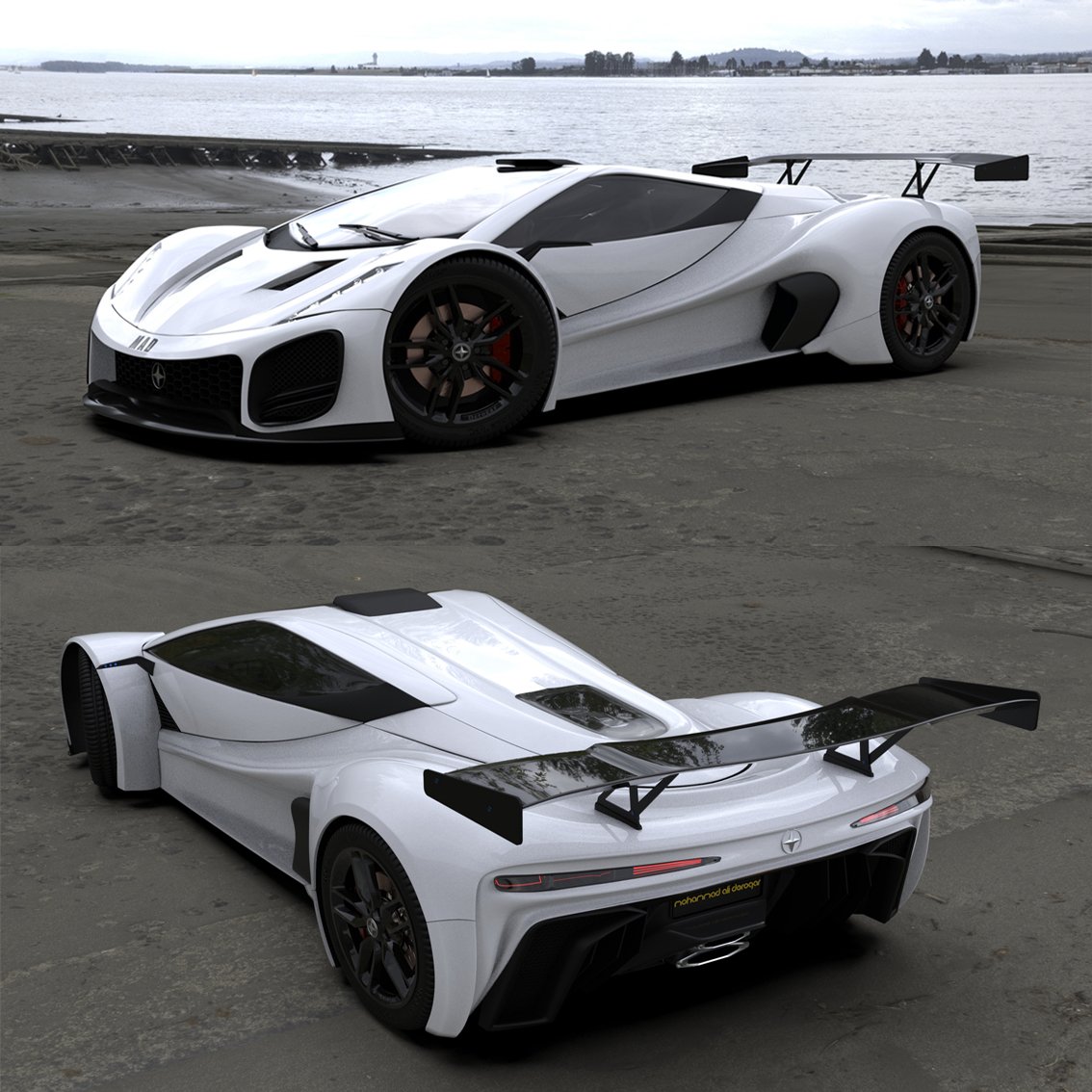 MAD a14 sport car | FREE 3D Luxury / Supercar models | BlenderKit