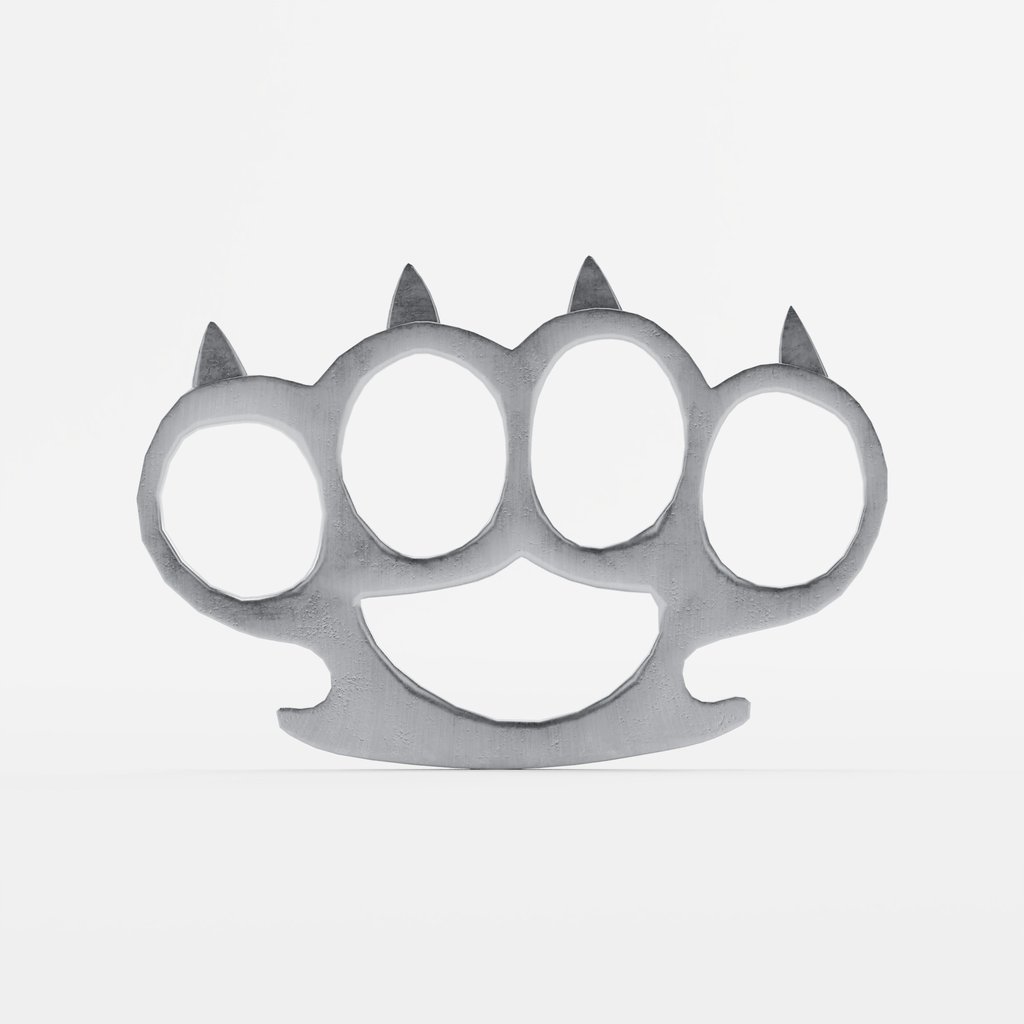 Brass knuckles | Modern Weapons models | BlenderKit