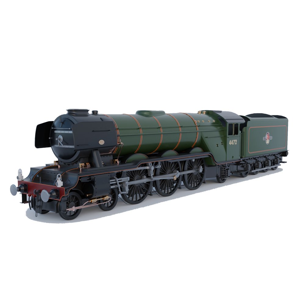 LNER Class A3 4472 Flying Scotsman | Railed vehicles models | BlenderKit