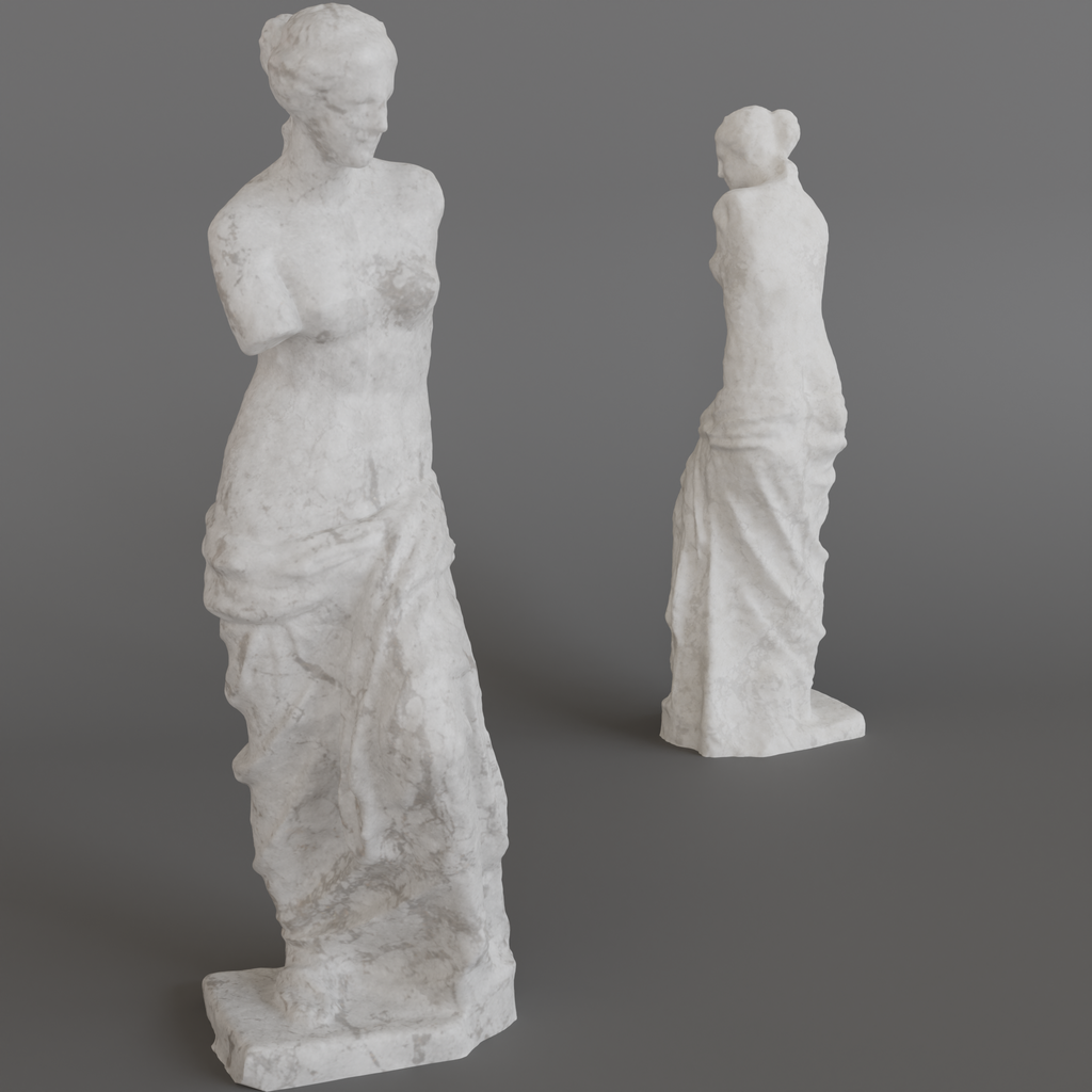 BlenderKit | Download the FREE Venus de Milo sculpture model