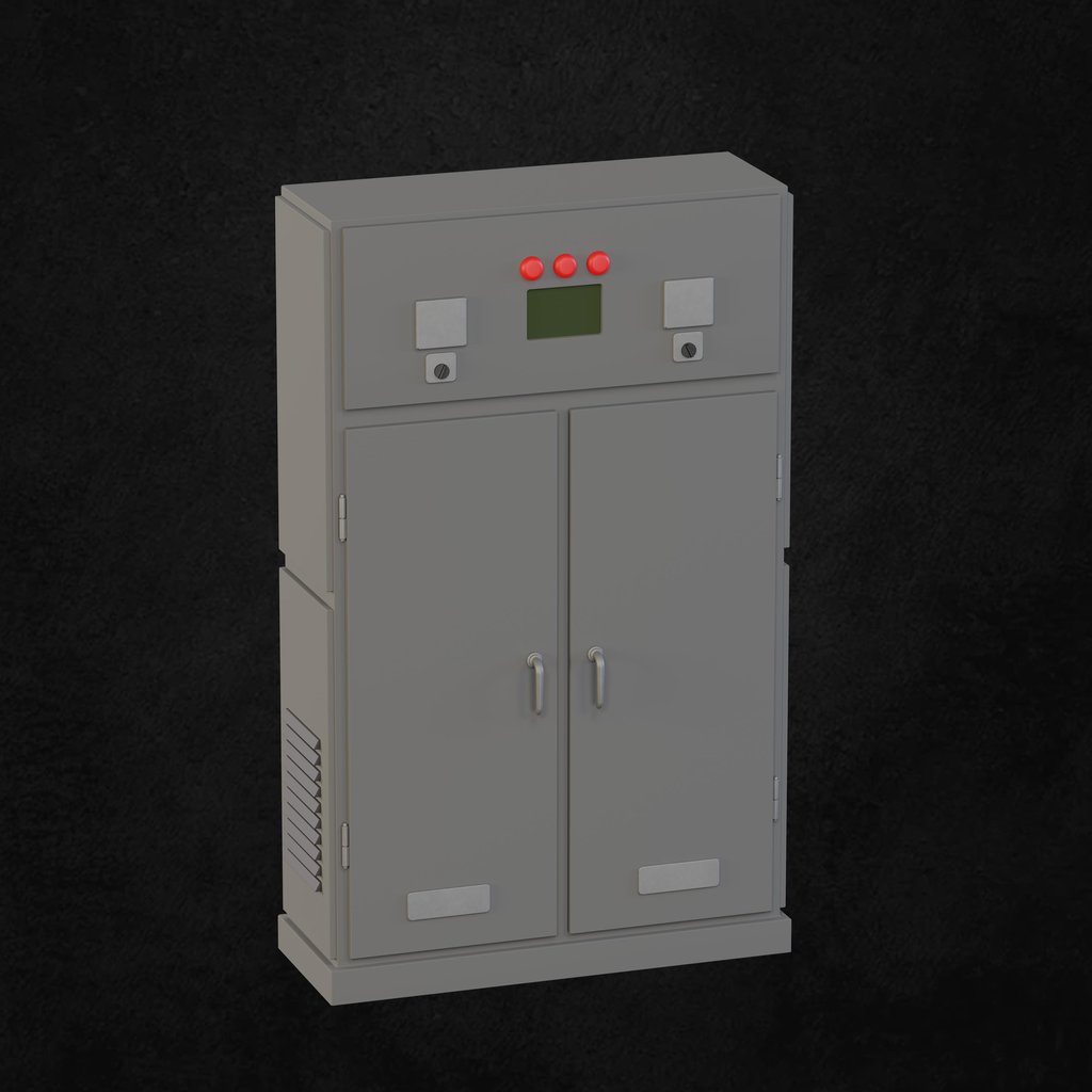 Utility Box | Industrial Equipment models | BlenderKit