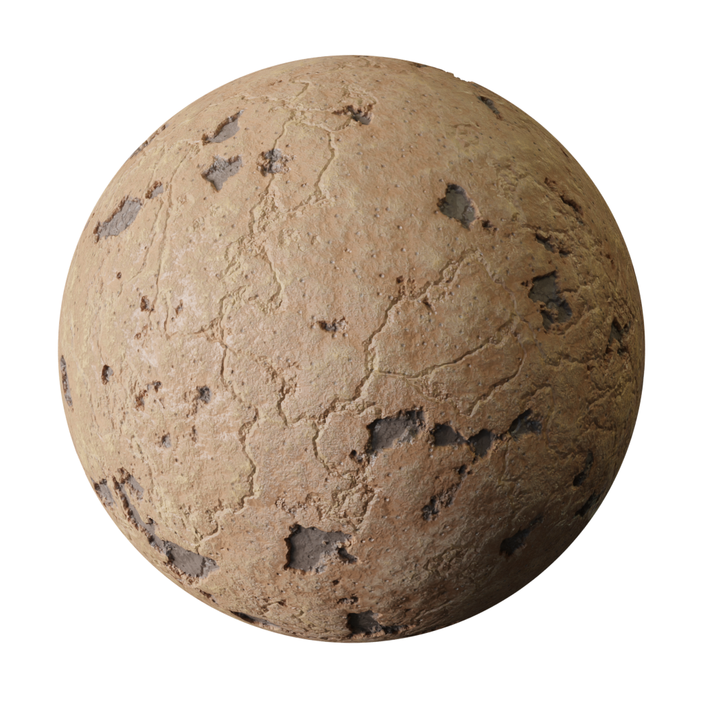 Procedural Damaged Plaster | FREE plaster materials | BlenderKit
