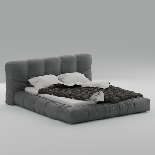 Bed 4 | FREE Beds models | BlenderKit