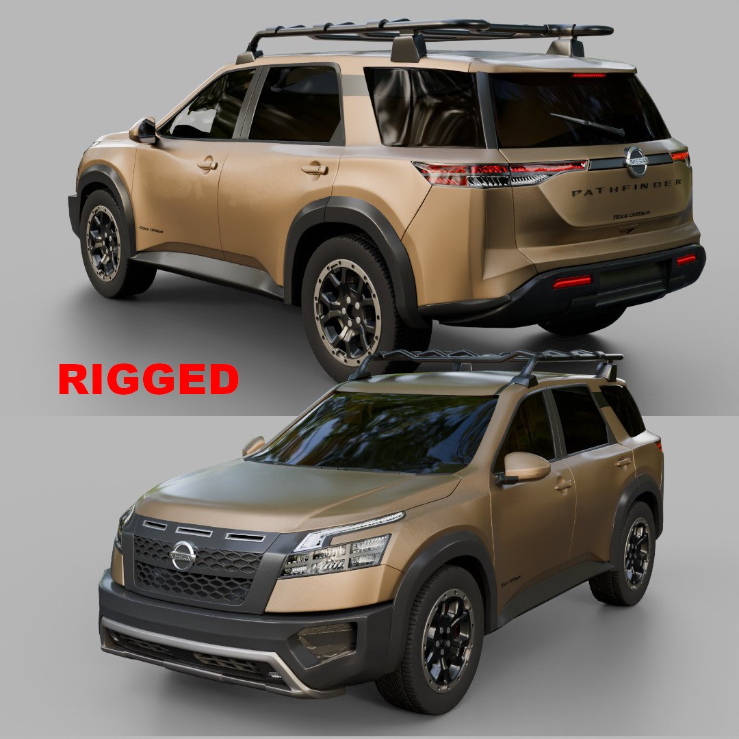 Nissan Pathfinder Rock Creek | Luxury Cars models | BlenderKit