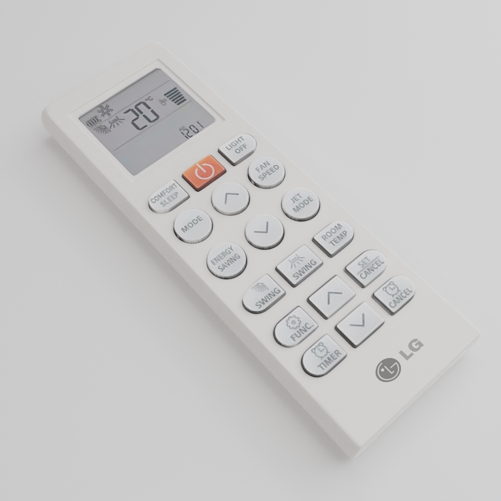 Remote for air conditioning unit | FREE Home Appliances models | BlenderKit