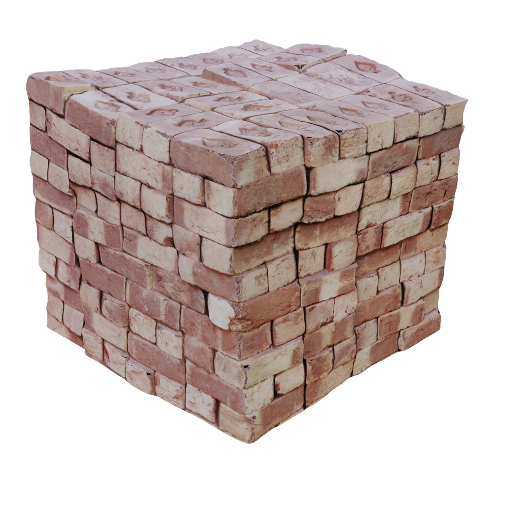 Bricks large pile | FREE Facades models | BlenderKit