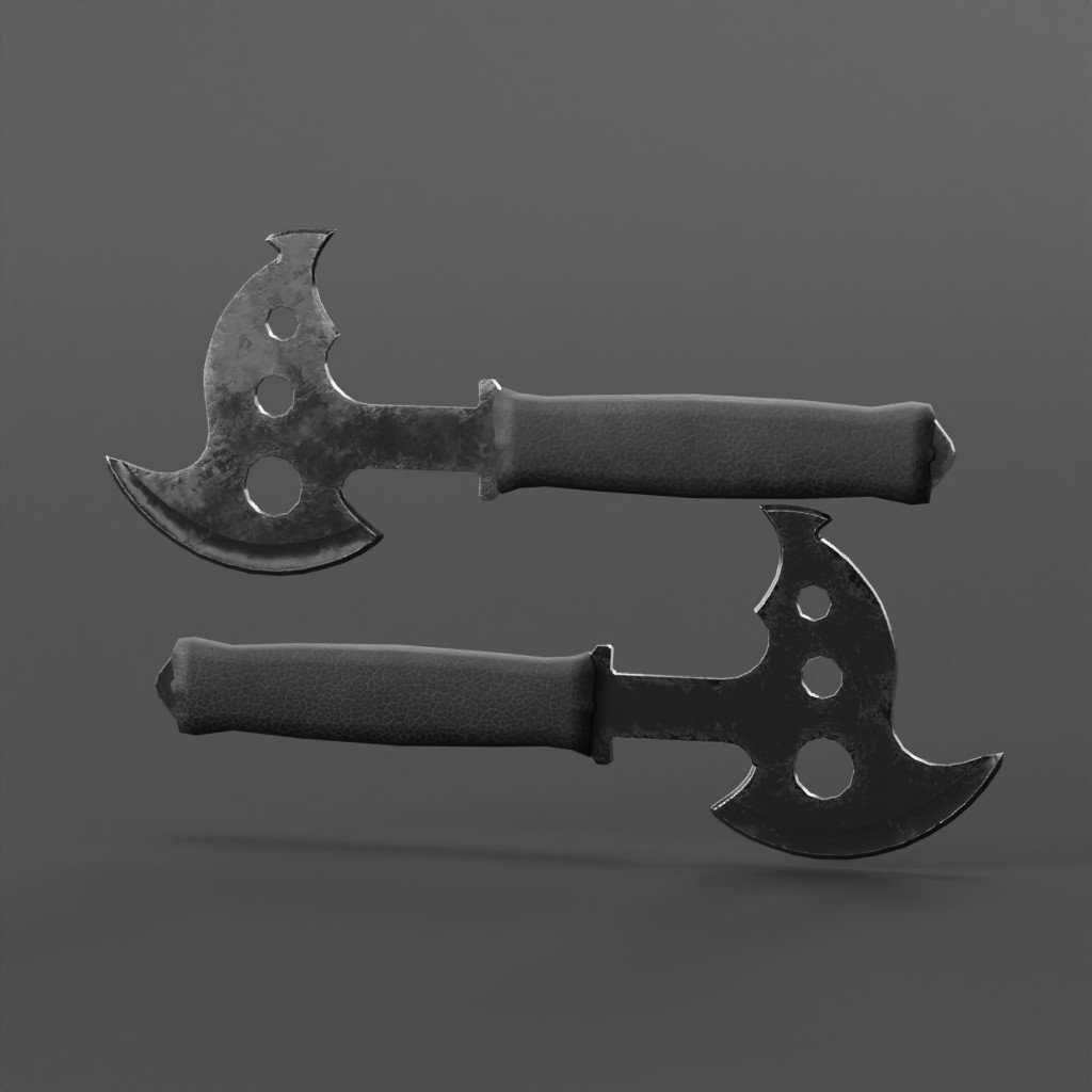 Military ax | Historical Weapons models | BlenderKit