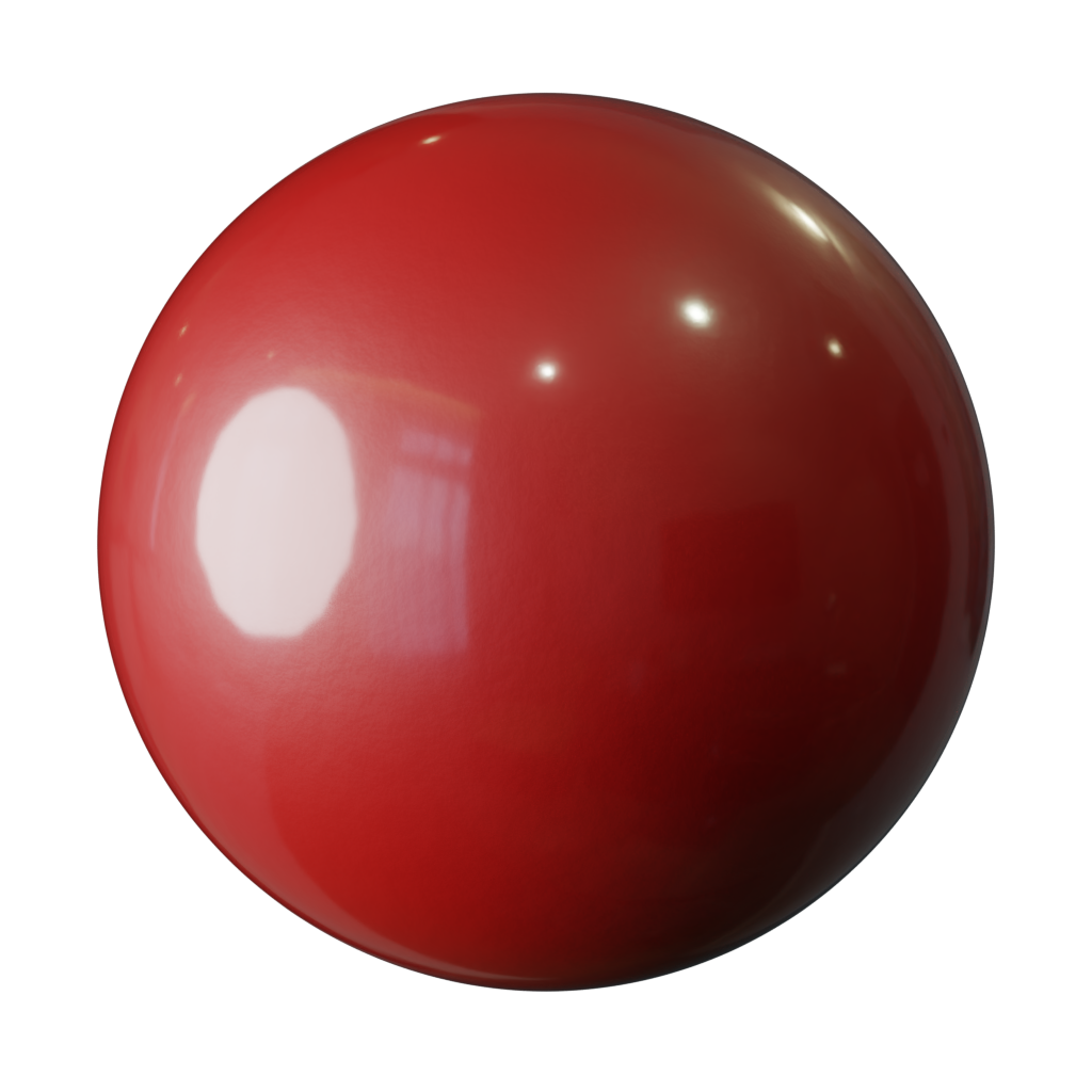Glossy Red Ceramic | FREE ceramic materials | BlenderKit