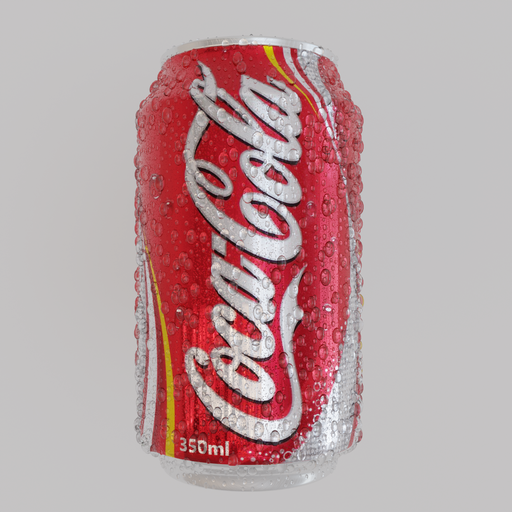 BlenderKit | Download the FREE Coke can with condensation model