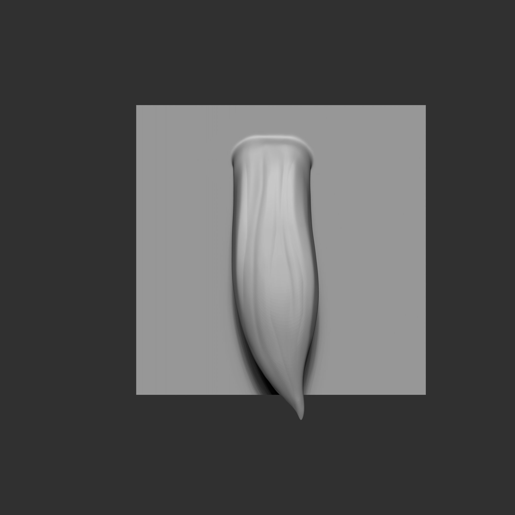 NS Stylized female hair strand long | human brushes | BlenderKit