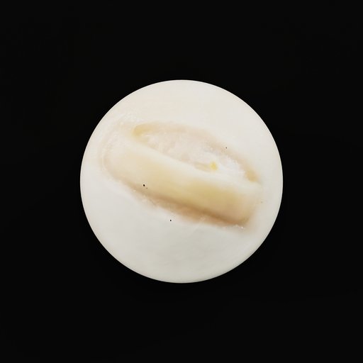 Filipino Kakanin White Puto Cheese | Food models | BlenderKit