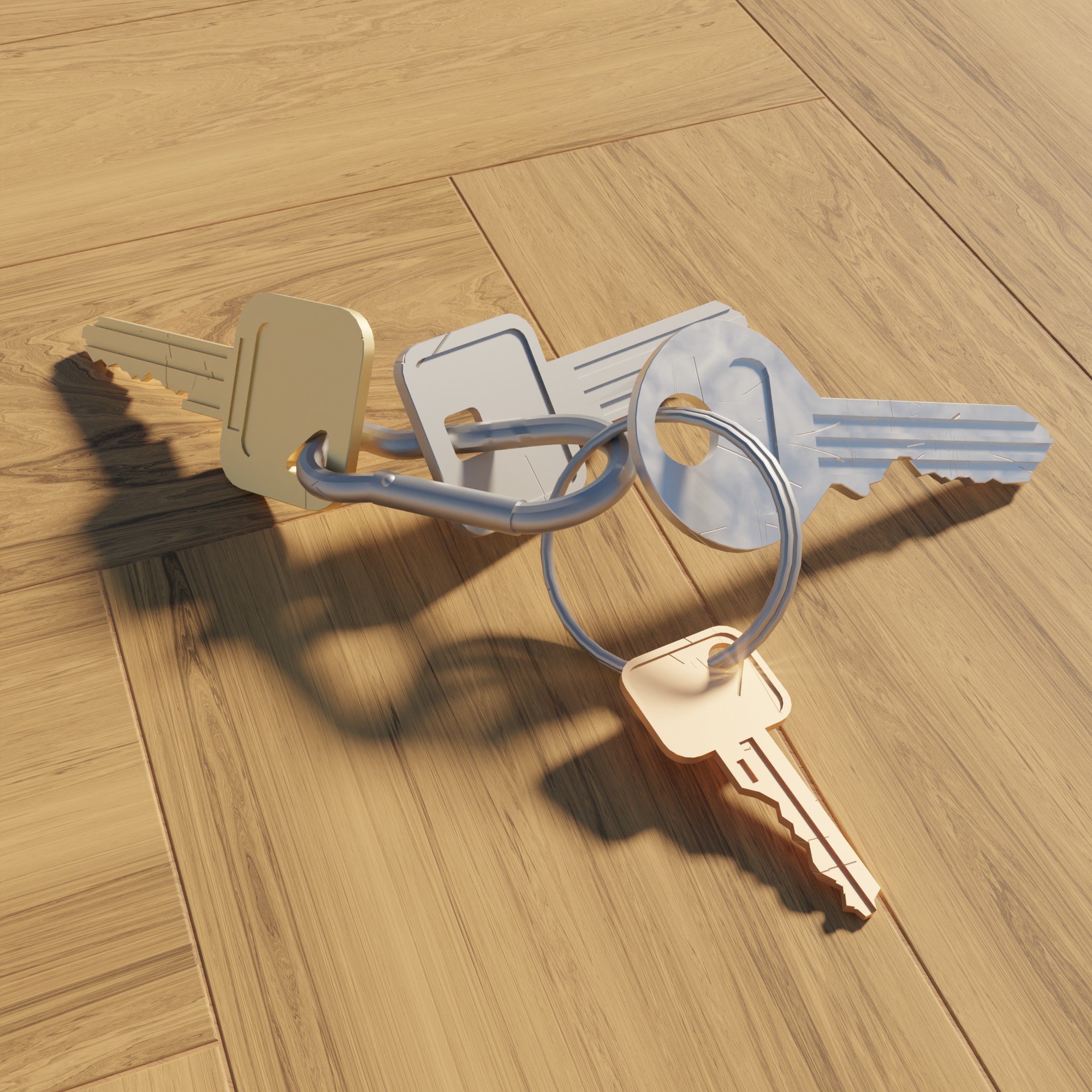 Keys | FREE Miscellaneous models | BlenderKit