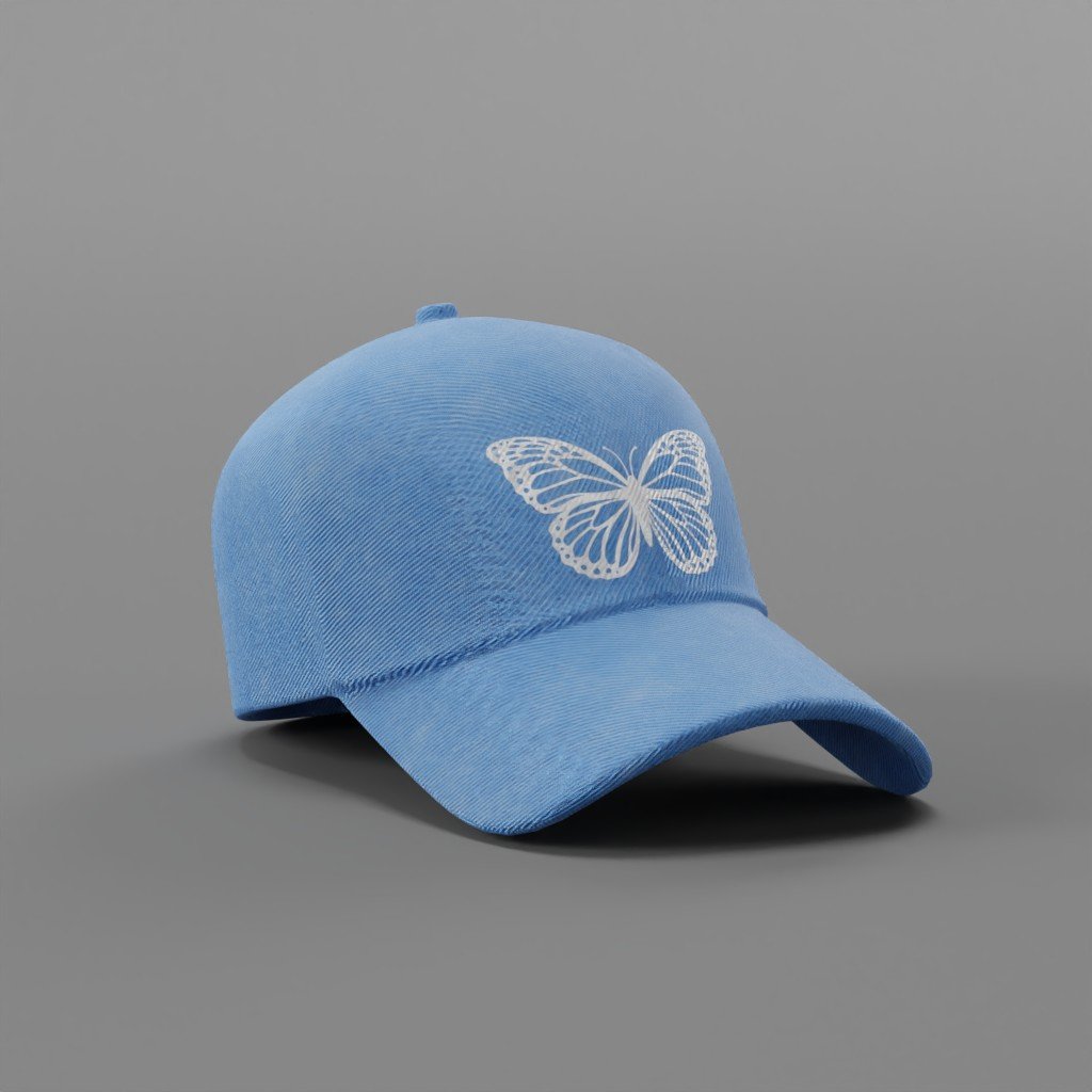 Blue cap | Characters models | BlenderKit