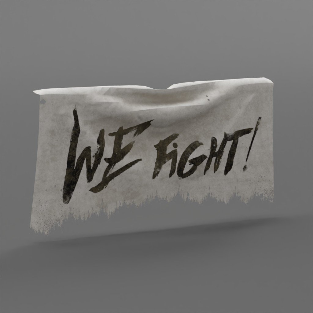 Window banner 2x1 | Facades models | BlenderKit