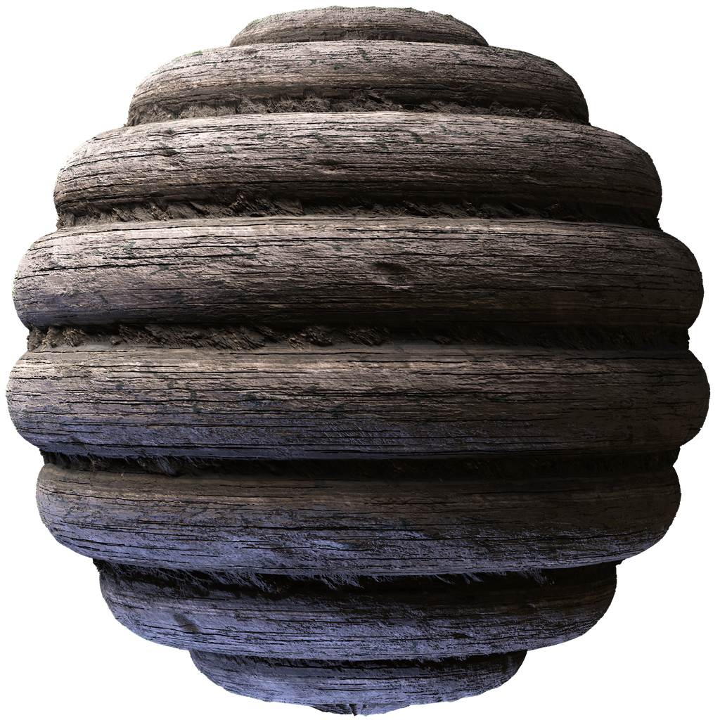 BlenderKit | Download the FREE Wood Logs Variation 2 material