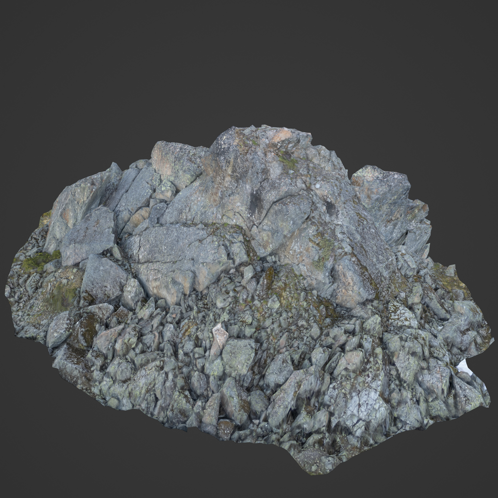 Low Poly Alpine Rocks 2 | FREE Environment Elements models | BlenderKit