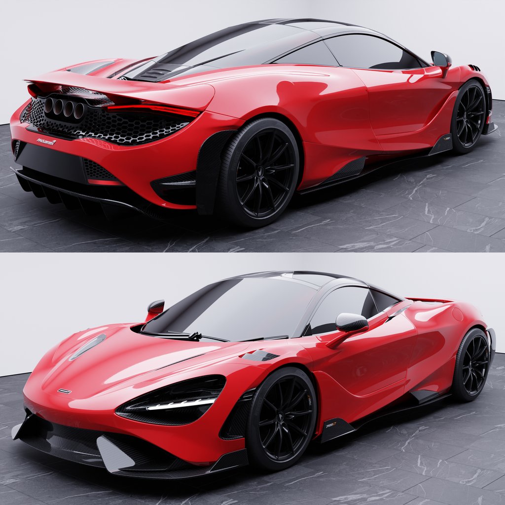 McLaren 765LT | Modern Cars models | BlenderKit