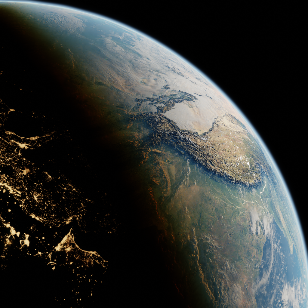 Earth | FREE Space scenes | BlenderKit