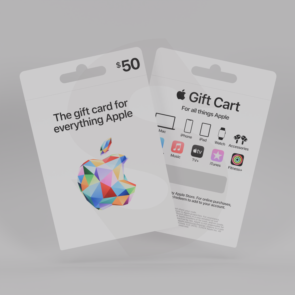 Apple Gift Card 50$ | FREE Technology models | BlenderKit