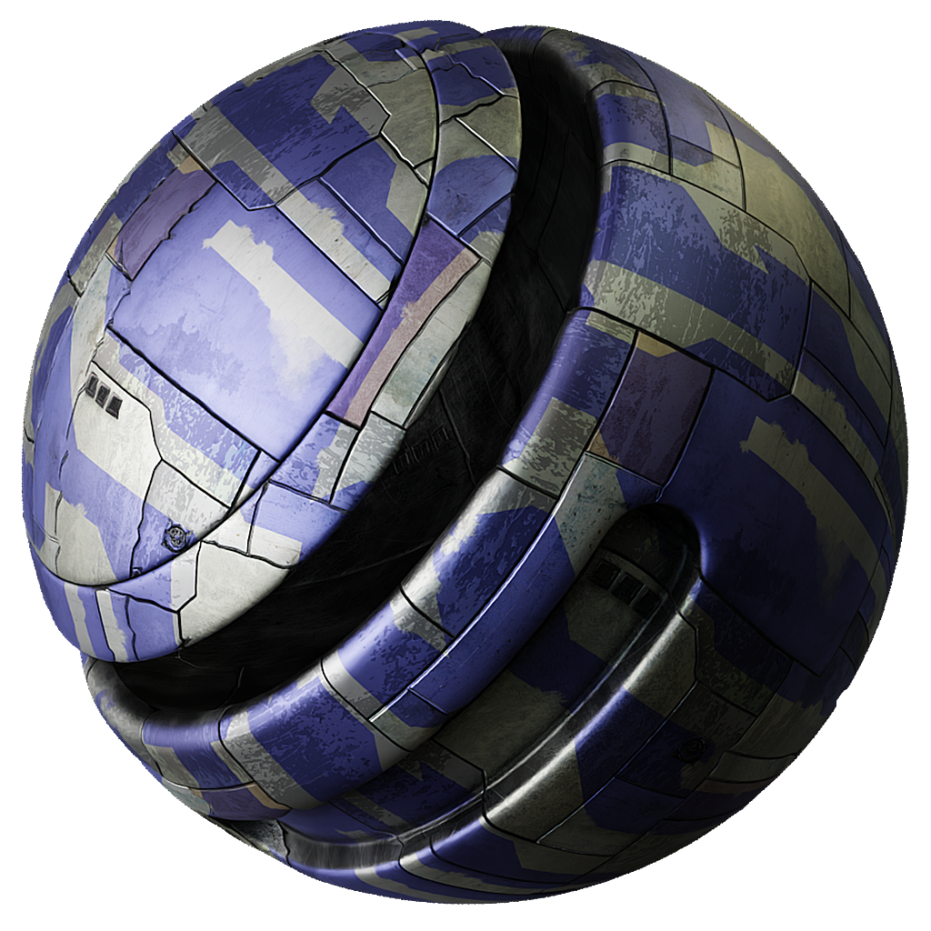 Scifi Space Panel Blue | FREE tech materials | BlenderKit