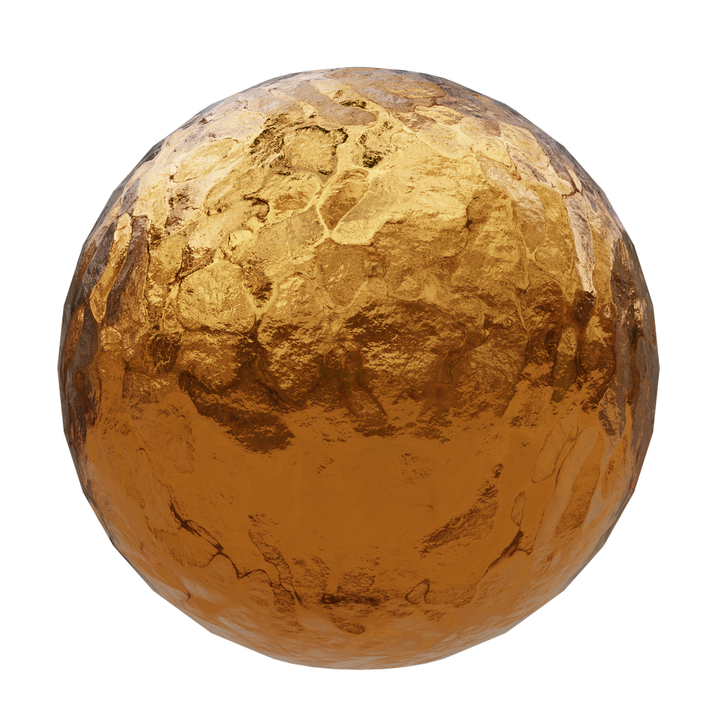 Gold foil | FREE metal materials | BlenderKit