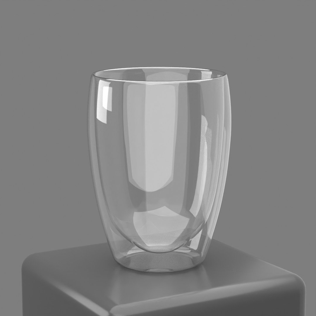 Bodum Double Wall Glasses | FREE Kitchenware models | BlenderKit
