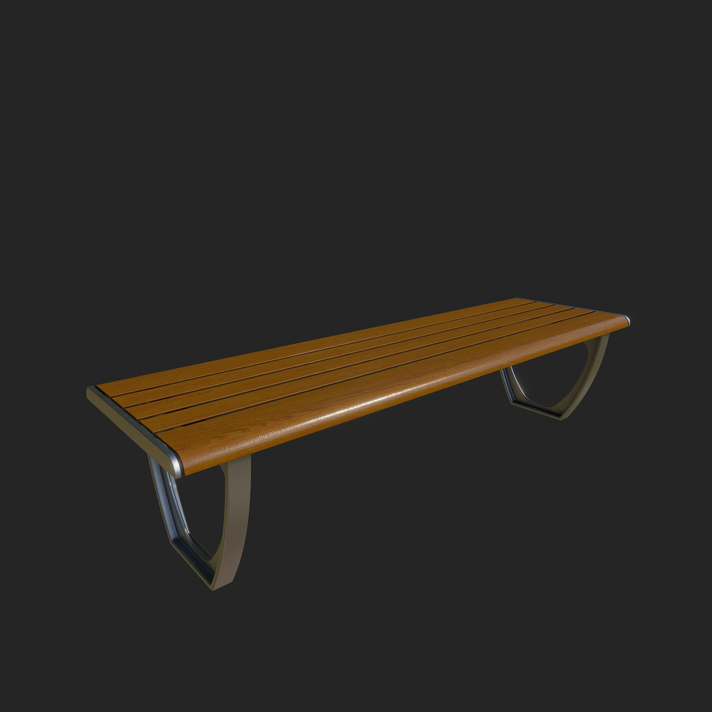 Bench 1A | Benches models | BlenderKit