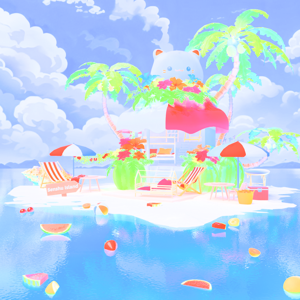 Stylized Tropical Island | Nature scenes | BlenderKit