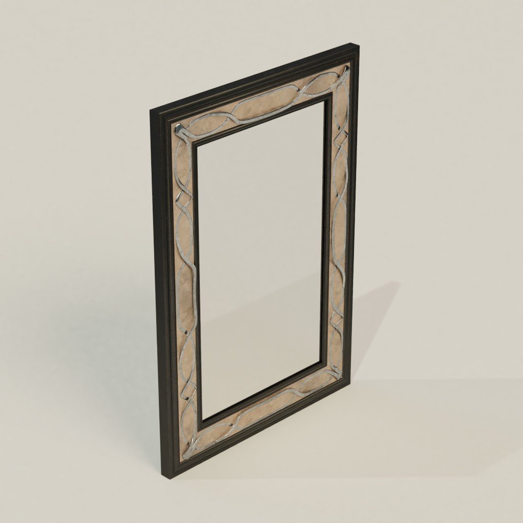 Charles Mirror | Mirrors models | BlenderKit