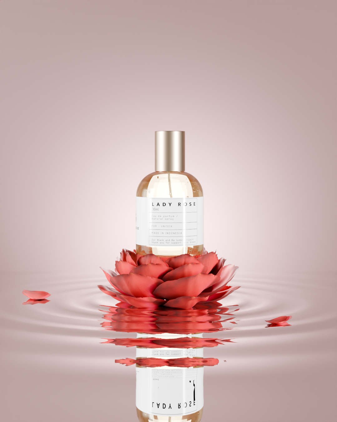 Feminine Cosmetic Perfume | FREE Mockup scenes | BlenderKit
