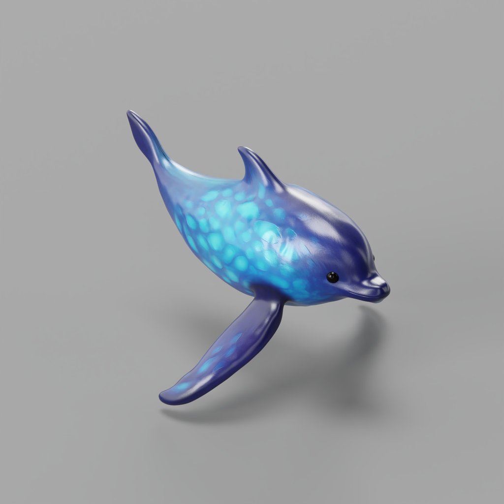 Dolphin Fully rigged | Fish models | BlenderKit
