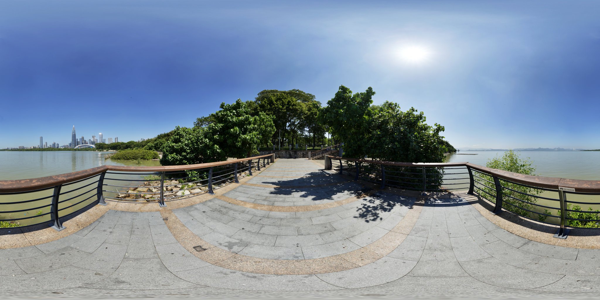 Daytime Morning Observation Deck | Cityscapes HDRis | BlenderKit