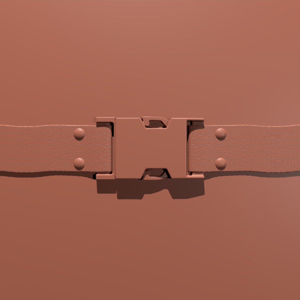 Strap with Buckle Brush - 01 | FREE Accessories brushes | BlenderKit