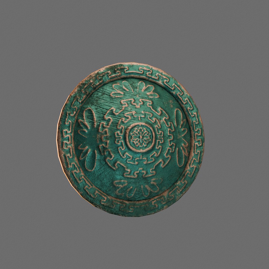 Ancient Shield | FREE Accessories models | BlenderKit