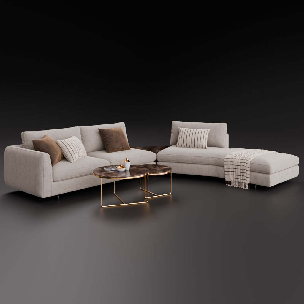 Sofa Aster | Sofas models | BlenderKit