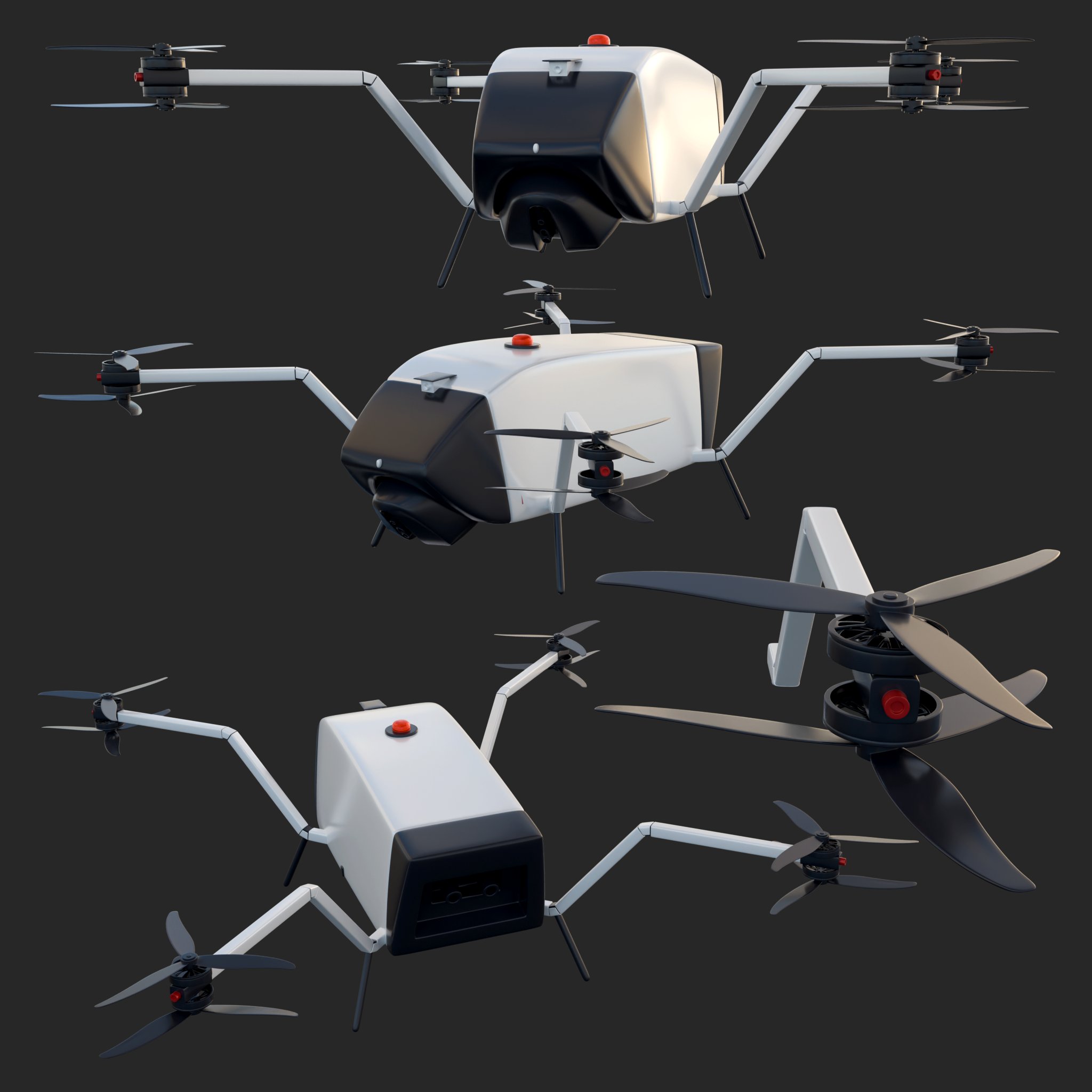 Drone | Drones models | BlenderKit
