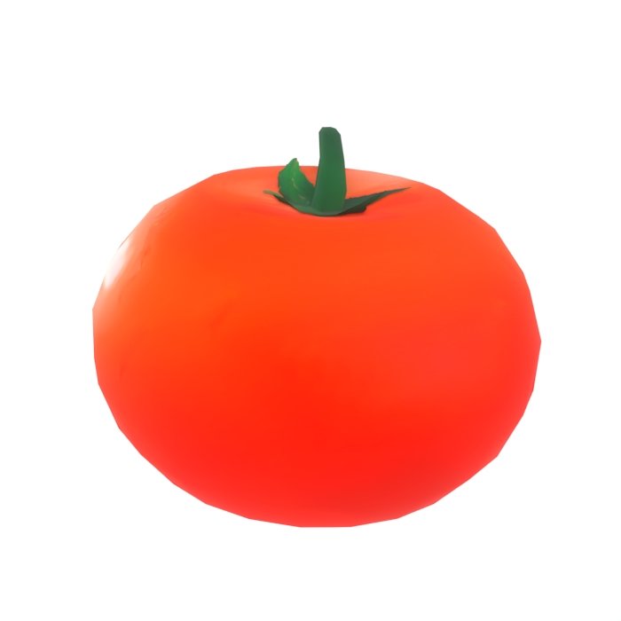 Cartoon tomato | Fruit & Vegetables models | BlenderKit
